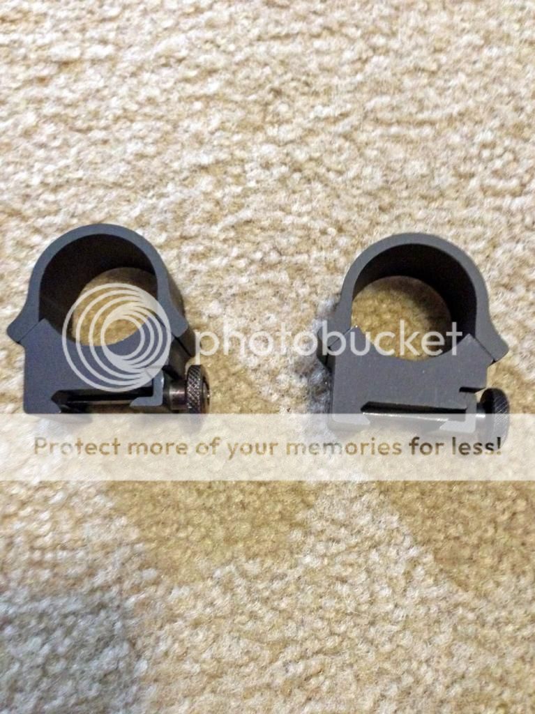 A.R.M.S #22 QD 30mm low scope mount, Nikon P-223, KAC rear BUIS ...