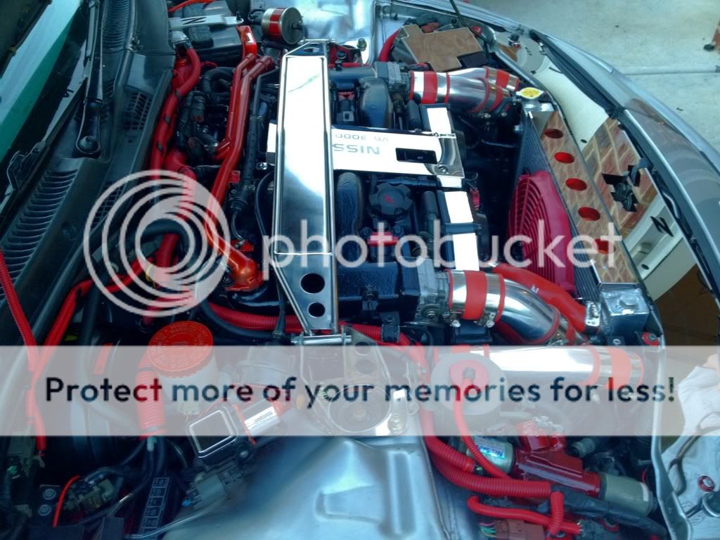 Lovenpain's Project 7: Engine Bay-Wire Loom & plenum paint - Nissan ...