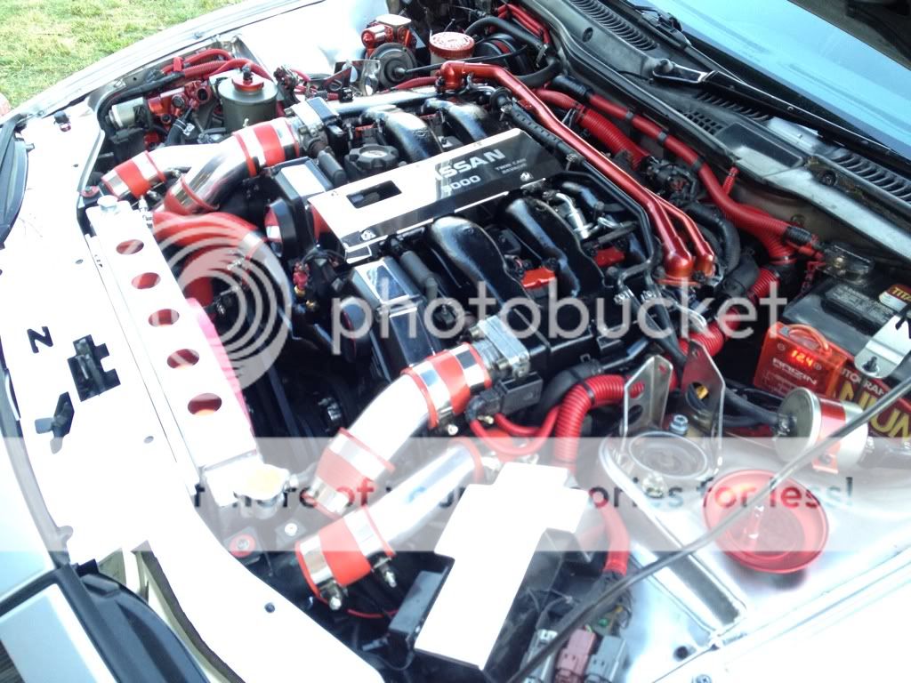 Lovenpain's Project 7: Engine Bay-Wire Loom & plenum paint - Nissan ...