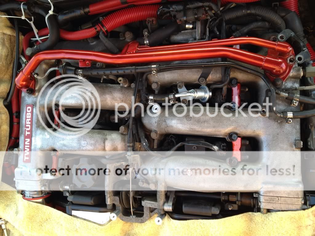 Lovenpain's Project 7: Engine Bay-Wire Loom & plenum paint - Nissan ...