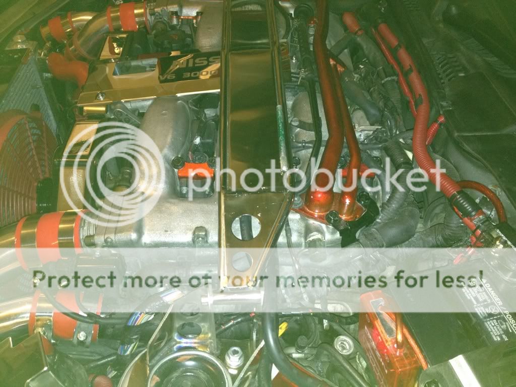 Lovenpain's Project 7: Engine Bay-Wire Loom & plenum paint - Nissan ...