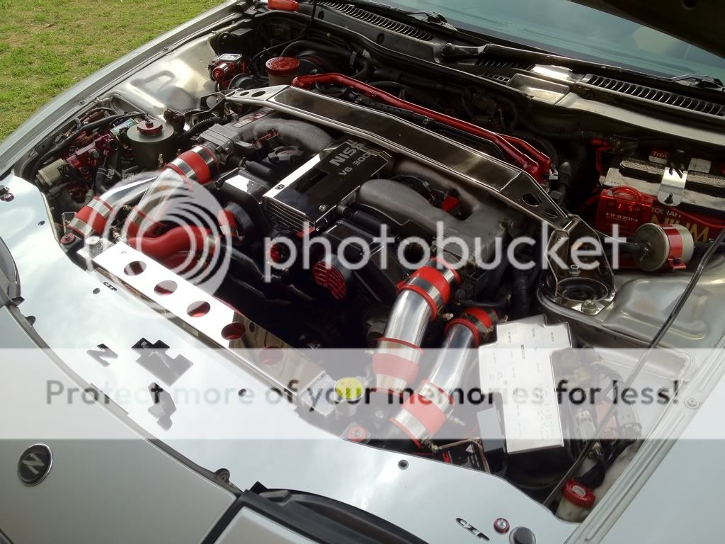 Lovenpain's Project 7: Engine Bay-Wire Loom & plenum paint - Nissan ...
