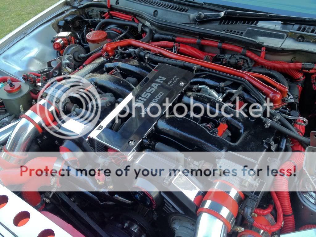 Lovenpain's Project 7: Engine Bay-Wire Loom & plenum paint - Nissan ...